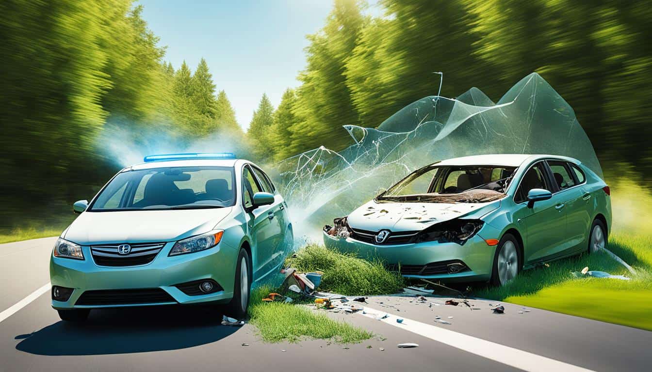 the natural law whose result is the driver hitting or going through the ...