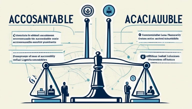 what does federal law say about departmental accountable officials